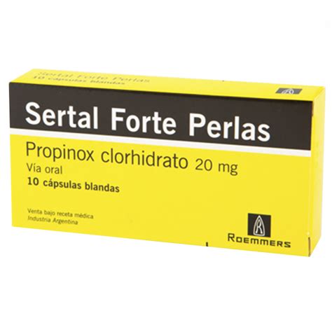 Roemmers Sertal Forte Perlas 20 Mg Suelto Rappi