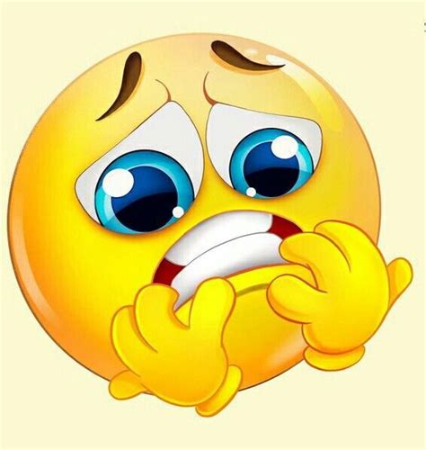 Nervous Worried Emoticons Engra Ados Emoticons Animados Carinhas