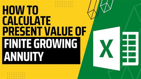 COMPUTING THE VALUE OF A FINITE GROWING ANNUITY USING MICROSOFT EXCEL