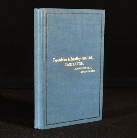 Tweedales Smalley 1920 Limited Constructeurs De Machines Pour La