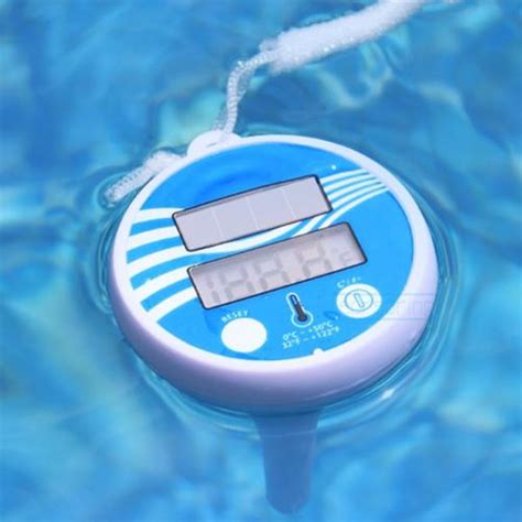 Thermomètre flottant pour piscine facile à lire température de la