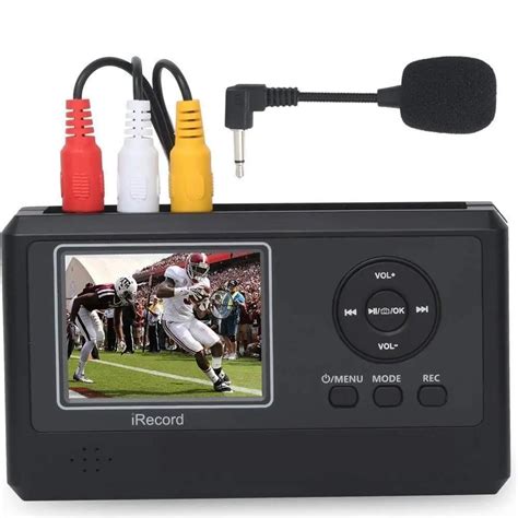 Boîte De Capture Vidéo Avec Microphone Convertisseur Vhs Vers Dvd