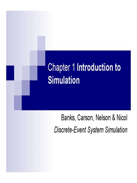 all in one simulation notes pdf computer simulation confidence interval