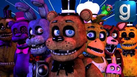 Gmod Fnaf Review Brand New Fnaf Stylized Animatronics Youtube