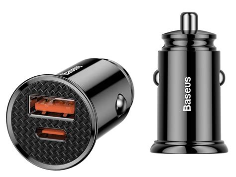 BASEUS Szybka Ładowarka Samochodowa 2xUSB 30W QC4 9291270587