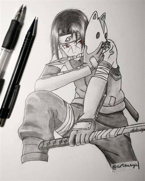 Itachi Uchiha Anbu Hope U Like The Eyes Follow Me Artensya