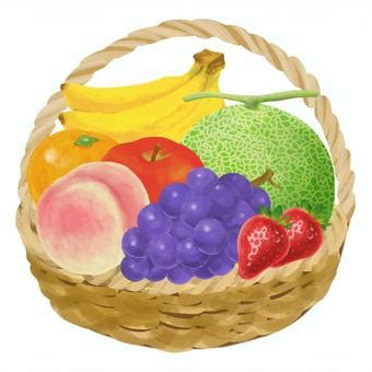 フルーツ盛り合わせイラスト無料イラストならイラストAC