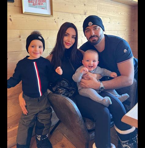 Photo Nabilla Benattia Et Thomas Vergara Avec Leurs Fils Milann Et