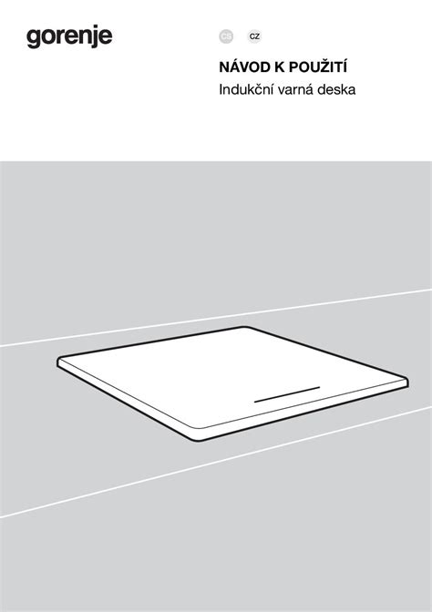 Návod k použití Gorenje GI8421BSC Zbozi cz
