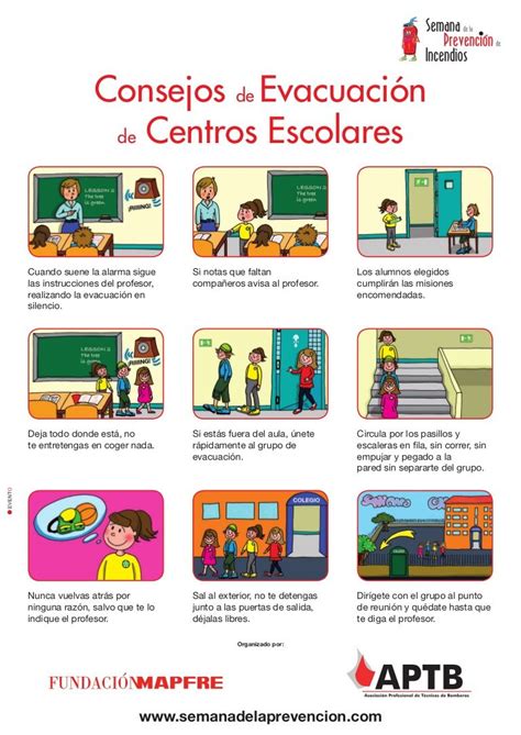 Guía con 9 puntos claves para la correcta evacuación de los centros