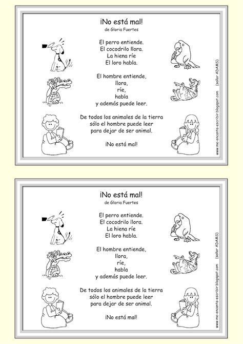 54 Poemas Cortos Para Niños Poesias Infantíles Bonitas Gloria