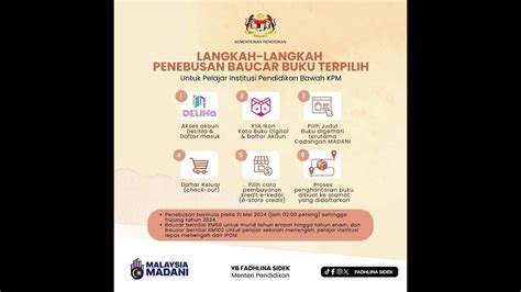 PENEBUSAN E BAUCAR BUKU MADANI KPM DELIMA KOTA BUKU DIGITAL YouTube