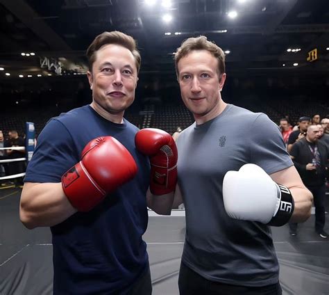 Elon Musk Reacts After His AI Generated Photo With Mark Zuckerberg In A