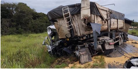 Colisão entre carretas deixa vítima fatal na BR 354 em Formiga
