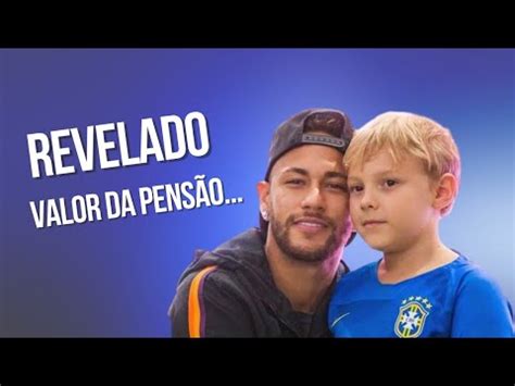 REVELADO O VALOR DA PENSÃO DE NEYMAR PARA DAVI LUCCA YouTube