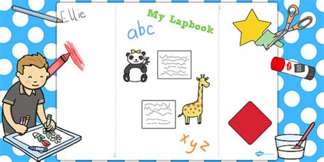 Escándalo raya Persuasión plantillas para lapbook Hornear Favor Anuncio