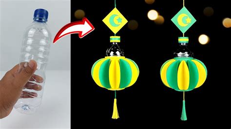 Membuat Lampion Hiasan Bulan Ramadhan Dan Idul Fitri Dari Botol Plastik