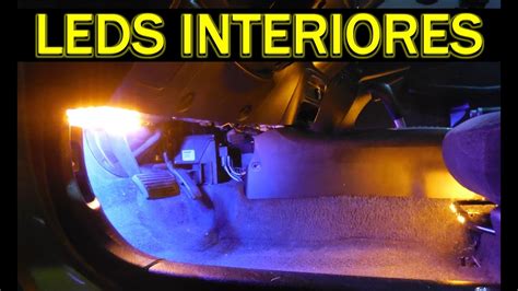 Como Instalar Luces LED Al Interior Del Auto YouTube
