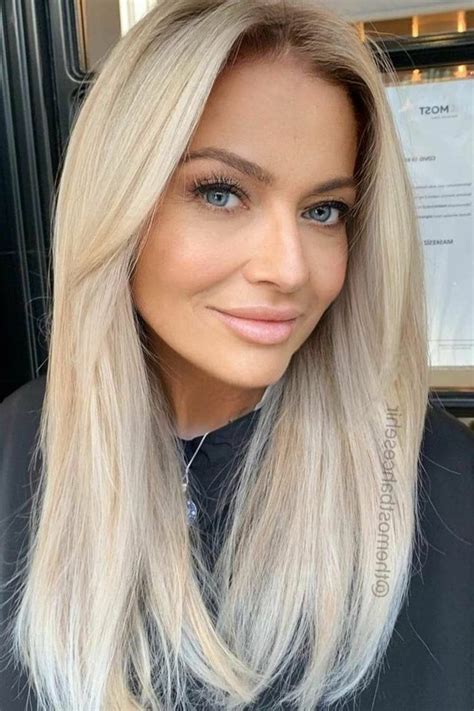 36 moderne Ideen für Curtain Bangs für glatte Haare Blonde glatte