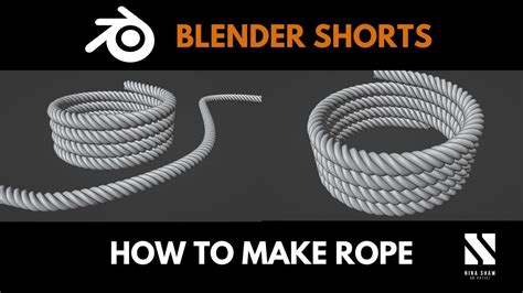 Blender Short How To Make A Rope YouTube