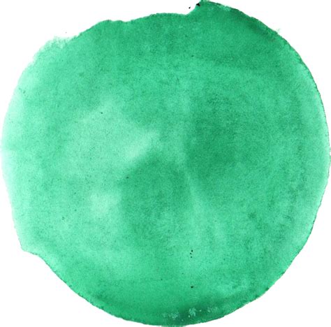 Turquoise Watercolor Circle Png Transparent Onlygfxcom