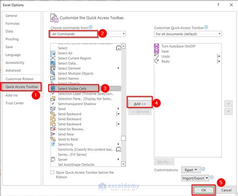 How To Select Only Filtered Cells In Excel Formula 5 Methods