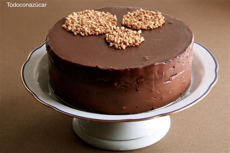 TARTA DE CHOCOLATE CON GALLETAS Todo con azúcar