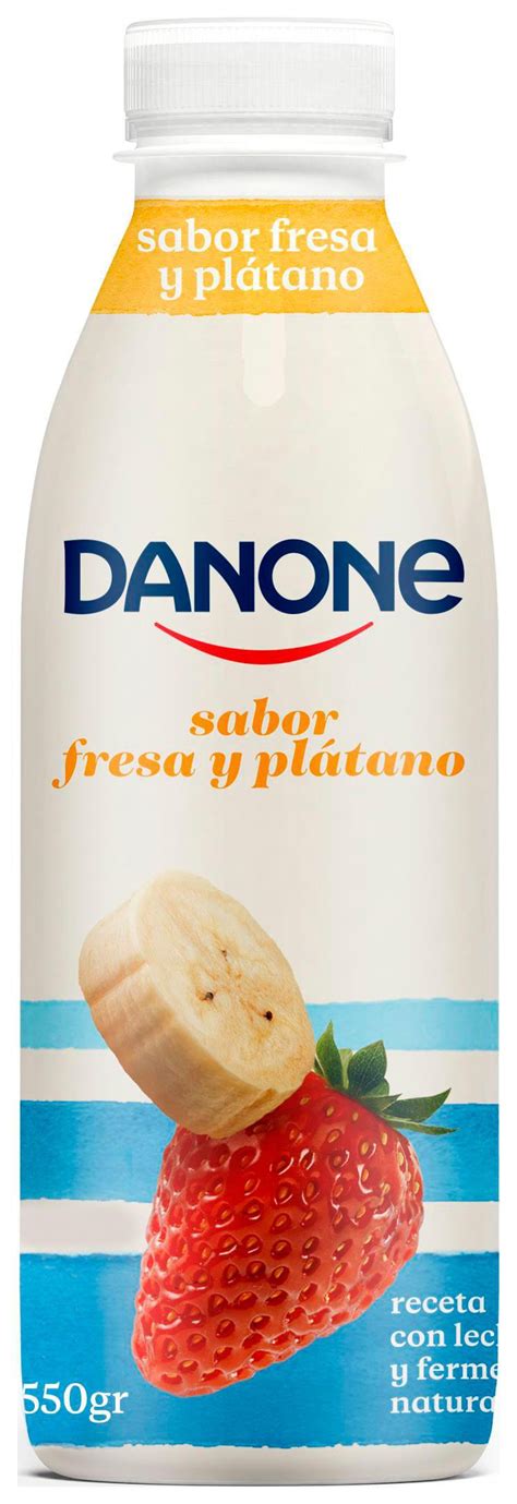 Comprar Yogur liquido fresa y platano danone 550gr en Cáceres