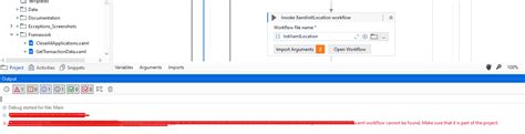 Invoke Workflow Activity Not Supporting Variablesarguments For Workflow File Names In Windows