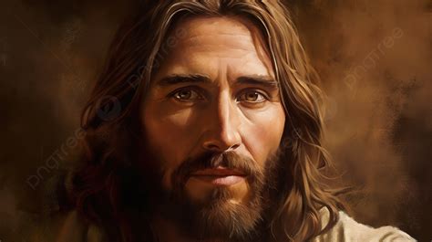 Fondo Un Cuadro Impresionante De Jesus Con Barba Fondo Imagen Grande