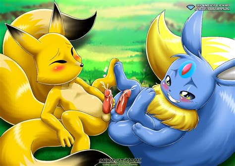 Rule 34 Balls Bbmbbf Blush Closed Eyes Crossover Cum Diamond Level Eevee Gay Keaton Male Male