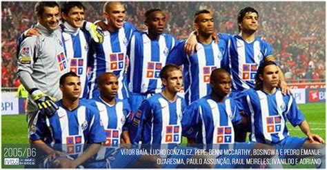 FC Porto Plantéis de 2000 a 2009 Invicta de Azul e Branco