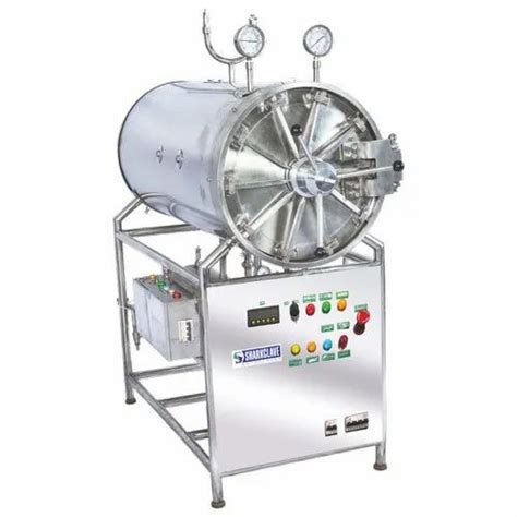 Stainless Steel Horizontal Fully Automatic Cylindrical High Pressure
