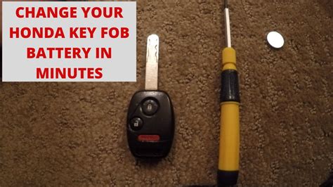 How To Change A Honda Key Fob Battery