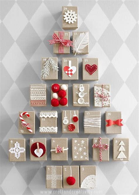Calendario Dell Avvento Fai Da Te 35 Idee Originali Artofit