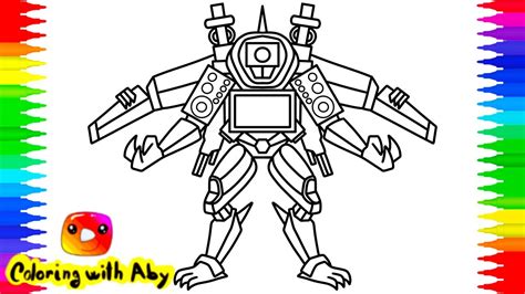 How To Draw Tri Titan Skibidi Toilet Easy Step By Step Drawing