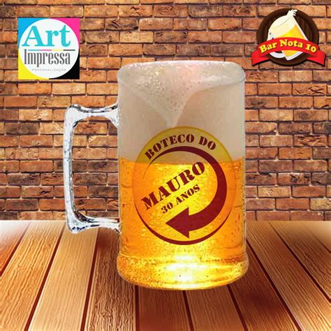 Caneca De Chopp Personalizada 500 Ml Cerveja Elo7