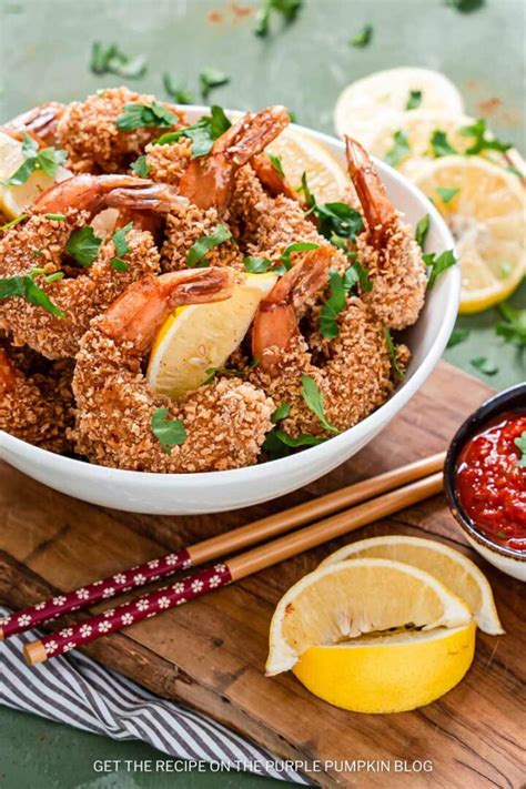 Crispy Lemon Panko Fried Shrimp Recipe