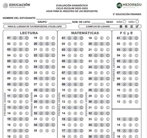 TODOS LOS EXÁMENES DE MEJOREDU 2022 2023 PRIMARIA
