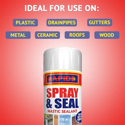 3X Leak Stop Seal Spray White Waterproof Mastic Sealant Gutter Roof