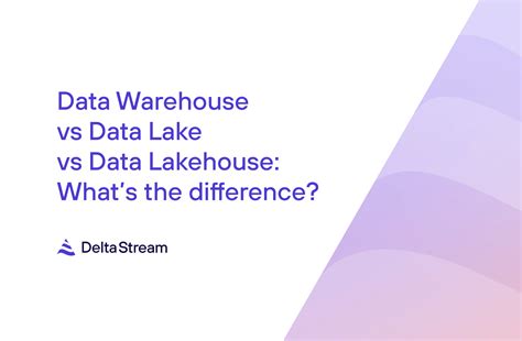 Data Warehouse Vs Data Lake Vs Data Lakehouse DeltaStream