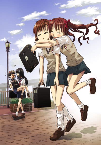 Misaka Mikoto Shirai Kuroko Saten Ruiko And Uiharu Kazari Toaru