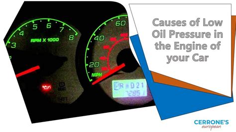 Ppt Causes Of Low Oil Pressure In The Engine Of Your Car Powerpoint