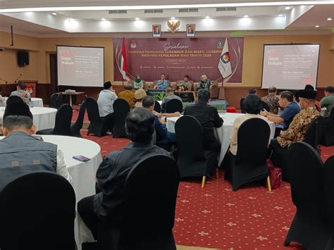 KPU Kepri Sosialisasikan Tahapan Pilkada 2024 Bentancoid