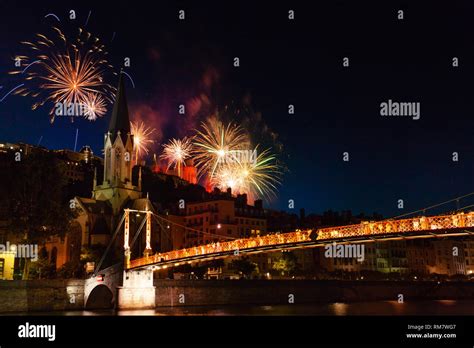 Fireworks Lyon Hi Res Stock Photography And Images Alamy