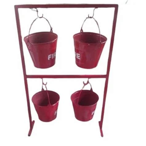 14kg Mild Steel Fire Bucket Stand At Rs 3000 Piece Fire Bucket Stand