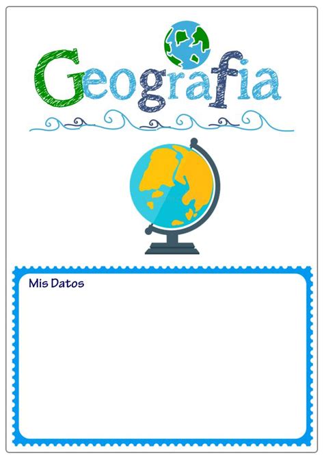Mejores Portadas Y Car Tulas Para Geograf A Portadasycaratulas