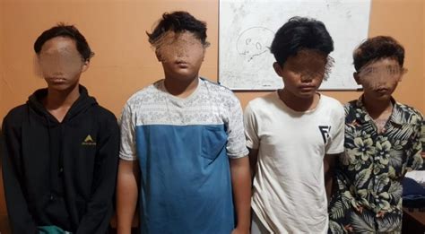 Polisi Ciduk Empat Remaja Yang Diduga Hendak Tawuran Di Tangerang