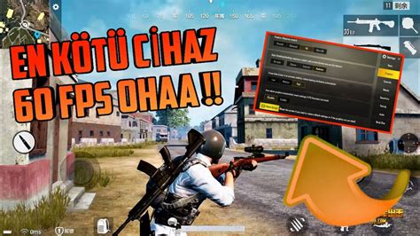 PUBG MOBİLE EN KÖTÜ CİHAZDA BİLE 60 FPS V2 PUBG Mobile Kasma Sorunu
