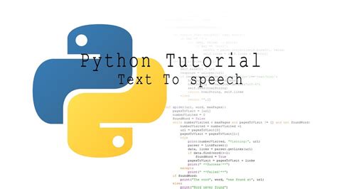 How To Use Text To Speech In Python YouTube
